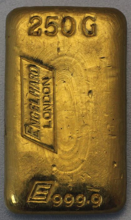 250g Goldbarren Bilder verschiedener Hersteller | ESG Goldbarren.de