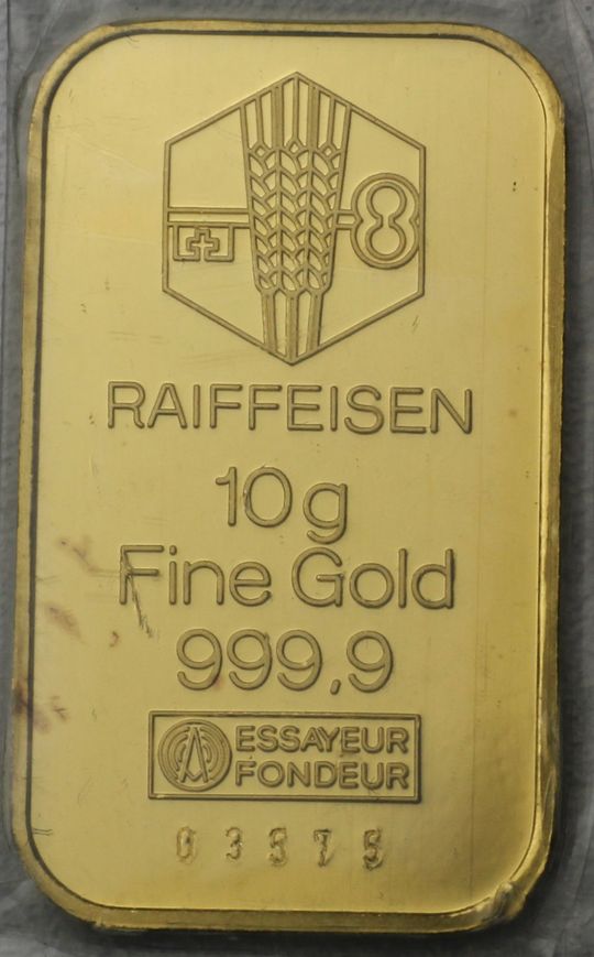 10g Goldbarren Bilder verschiedener Prägeanstalten | ESG Goldbarren.de