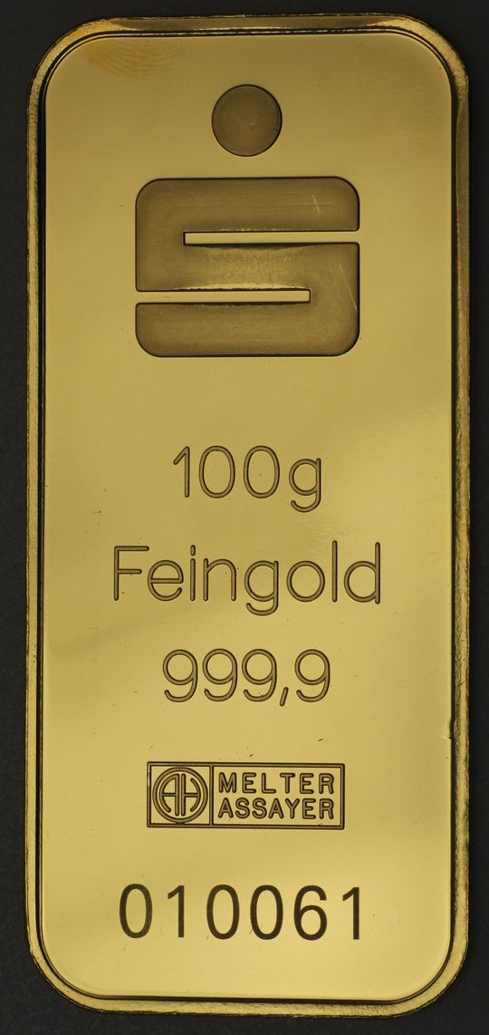 100g Goldbarren Bilder verschiedener Prägungen | ESG Goldbarren.de